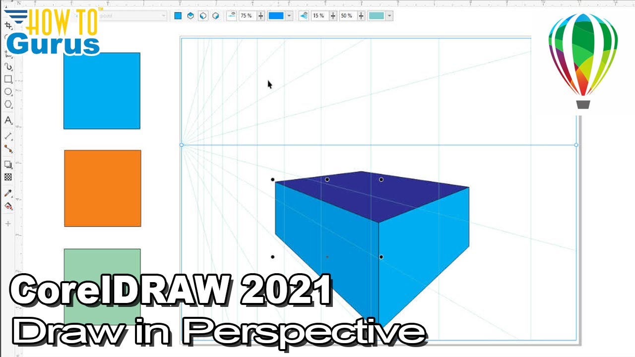 How You Can Use The New Perspective Drawing Tool In Coreldraw 2021