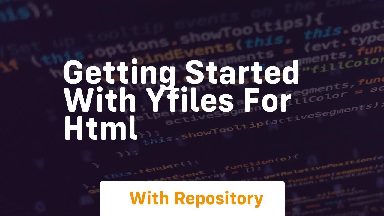 Getting Started With Yfiles For Html Youtube