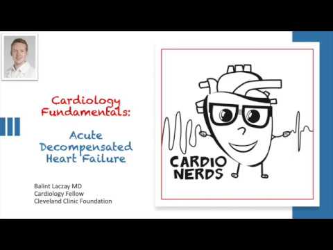 Acute Decompensated Heart Failure With Dr Balint Laczay Youtube