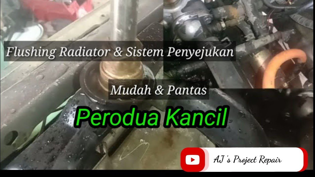 Cara Mudah Flushing Sistem Penyejukan Engine Kancil Youtube