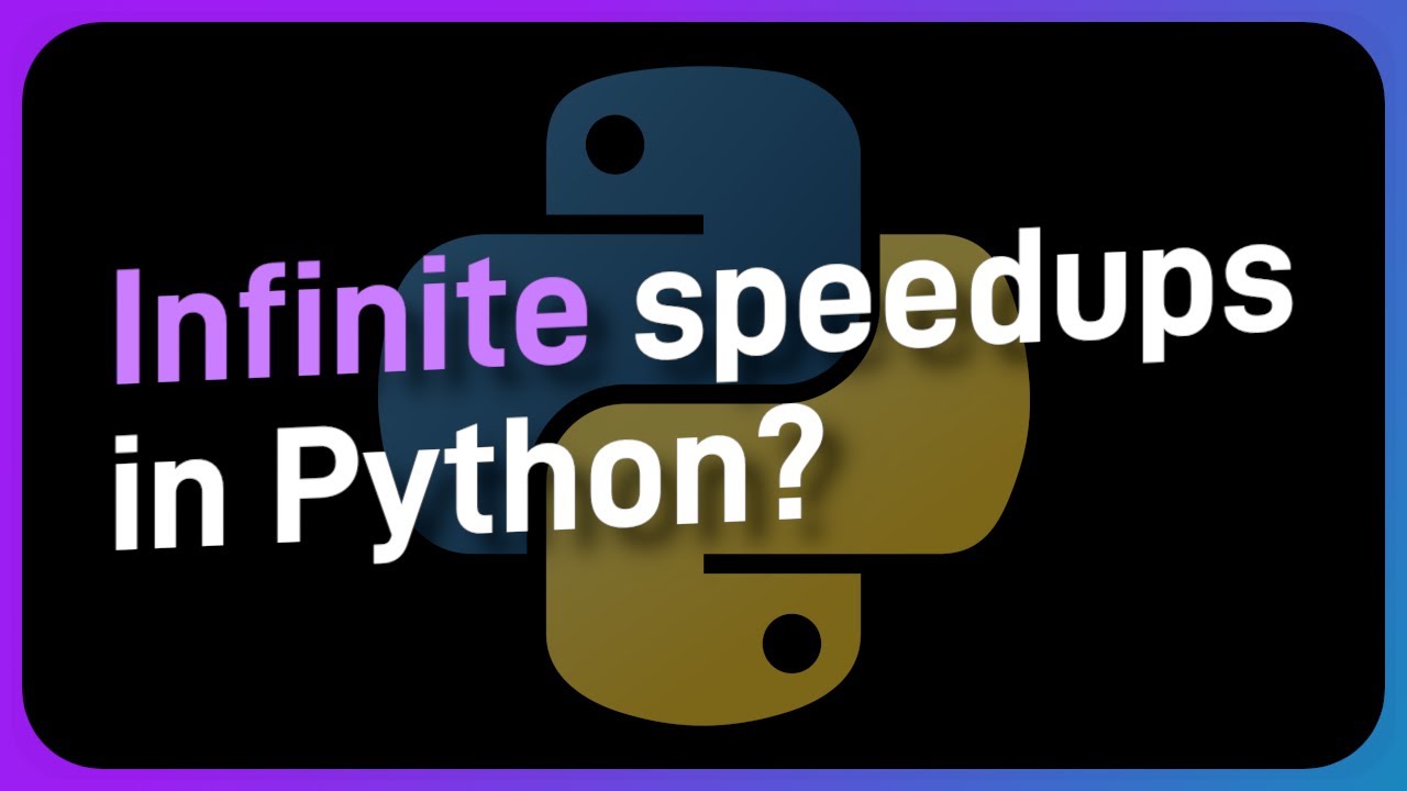 Speed Up Python With Caching Youtube