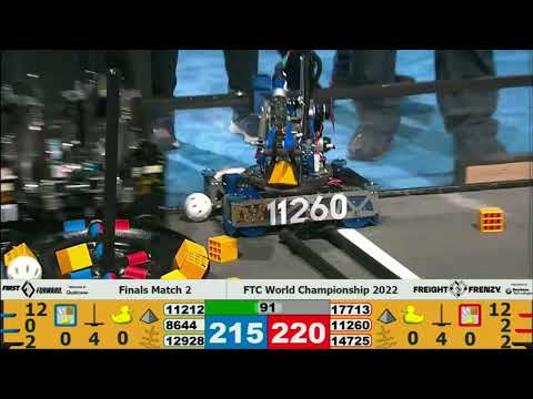 Finals Match 2 Ftc World Championship 2022 Ftc Freight Frenzy Youtube