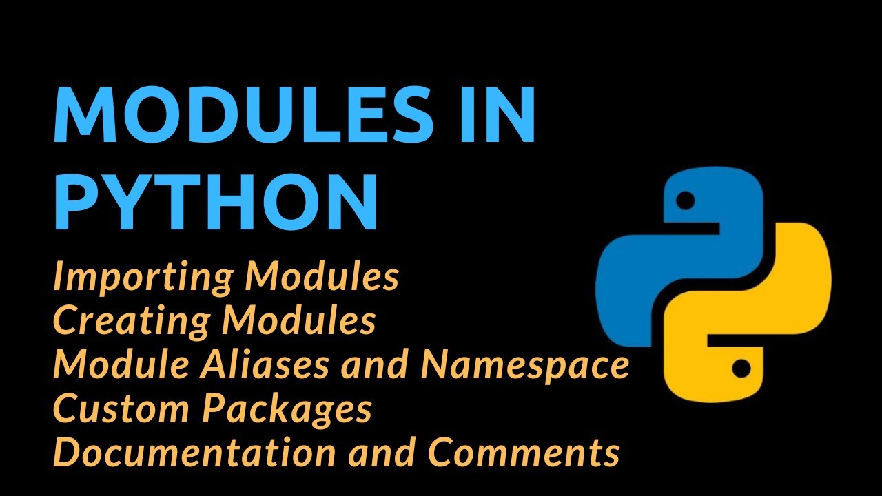 Python 04 Modules In Python Youtube