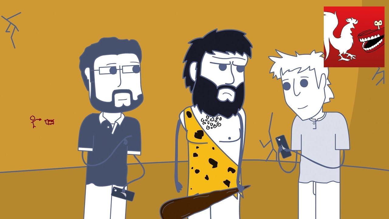 Rooster Teeth Animated Adventures Workspace Cavemen Youtube