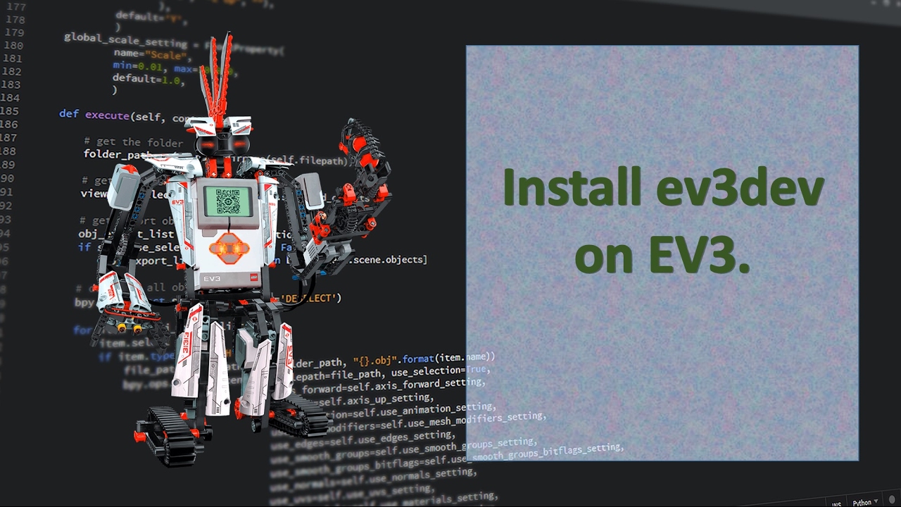 Install Ev3dev On Ev3 Python Programming Youtube