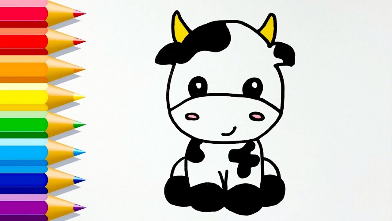Dibujo De Vaca Sencillo