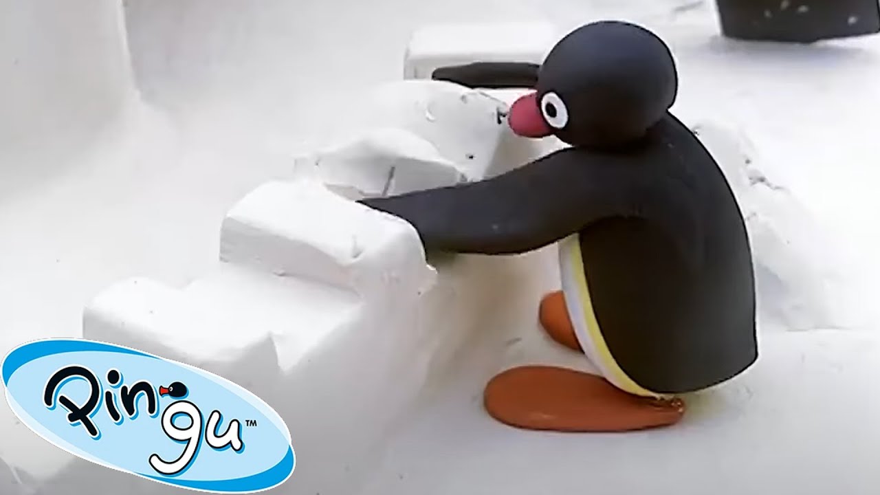 Building A Snow Fort Pingu Youtube