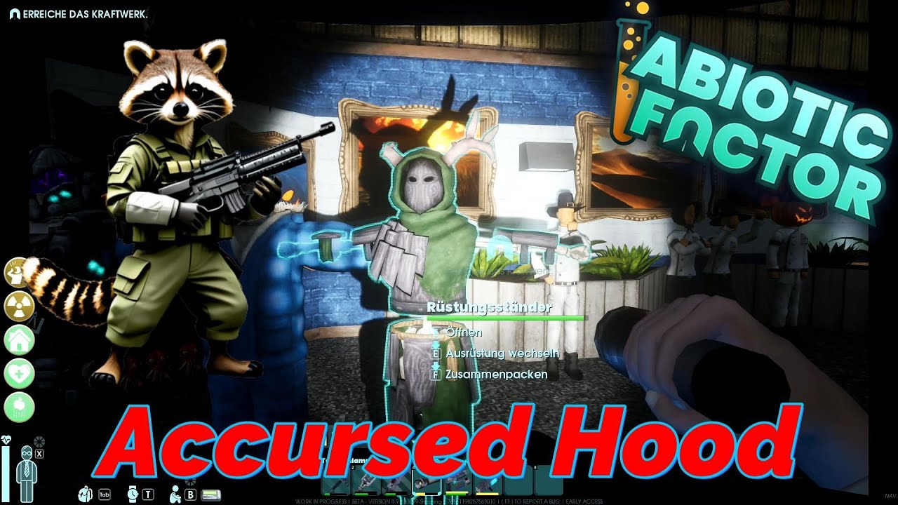 Abiotic Factor Accursed Hood Effect Armor Test Youtube