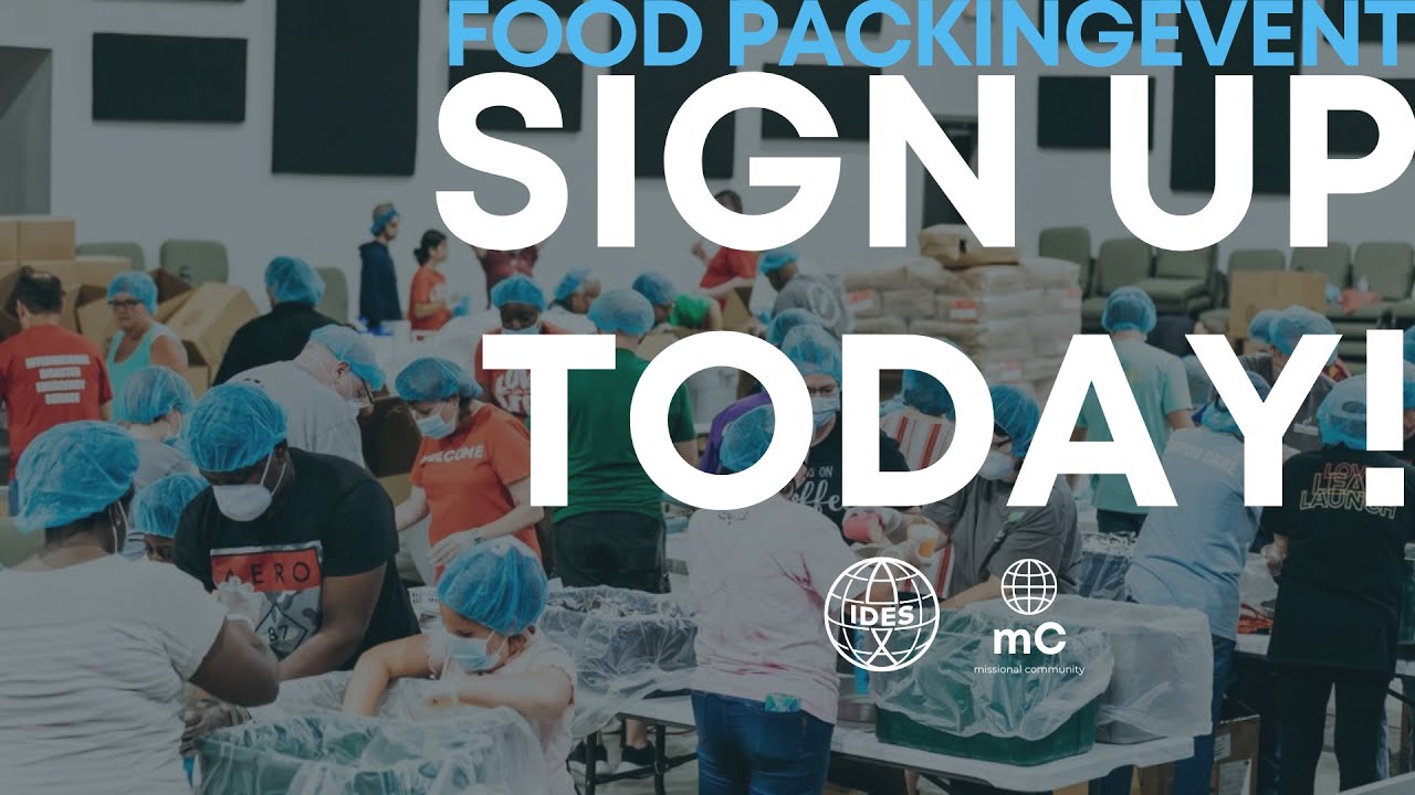 Ides Food Packing Event At A Glance Youtube