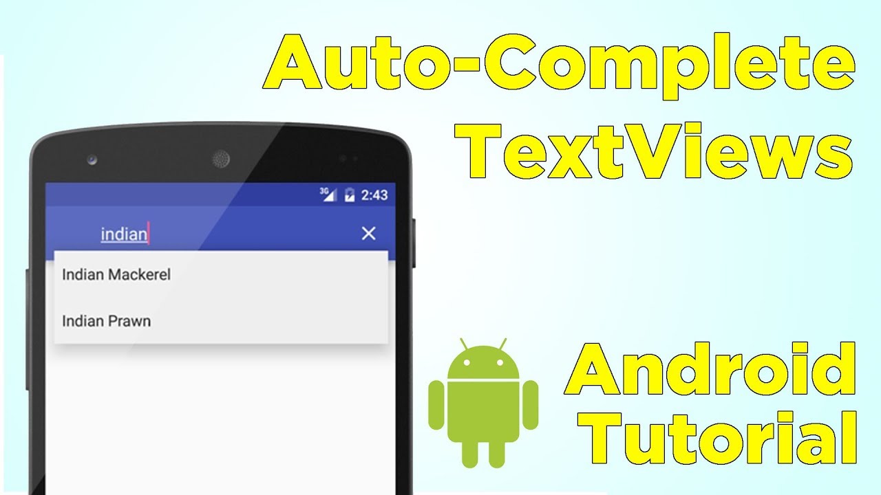 Android Edittext Autocomplete At Clinton Long Blog