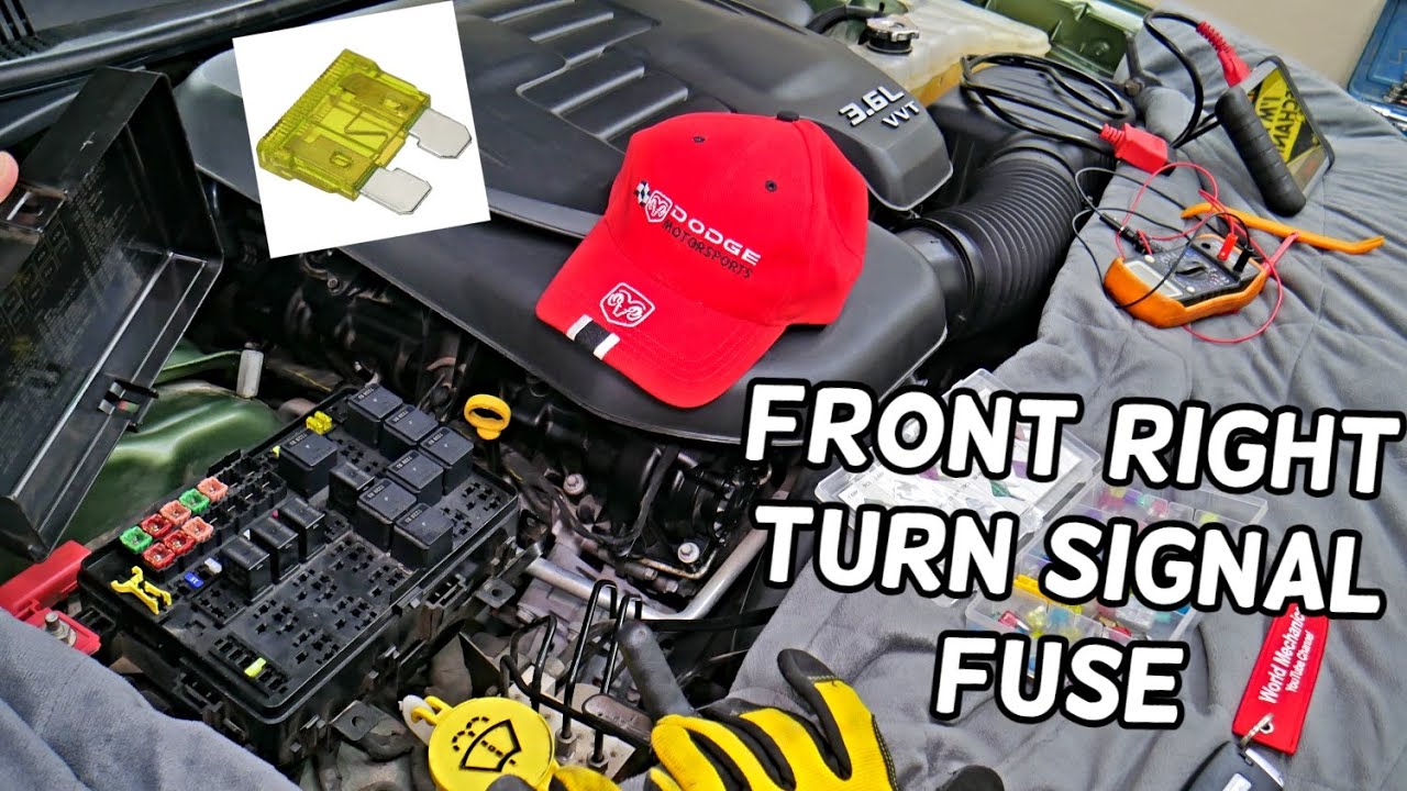 Dodge Charger Front Right Turn Signal Fuse Location Replacement Right