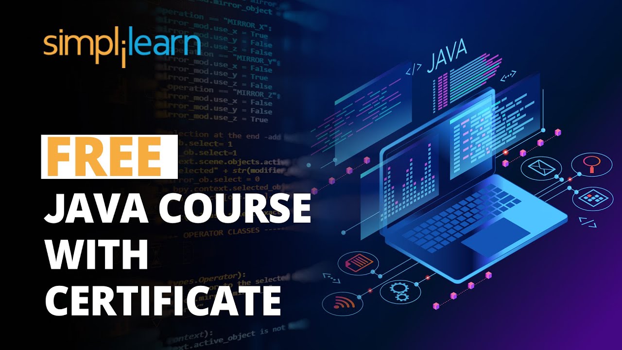 Free Java Course With Certificate Learn Java Programming For