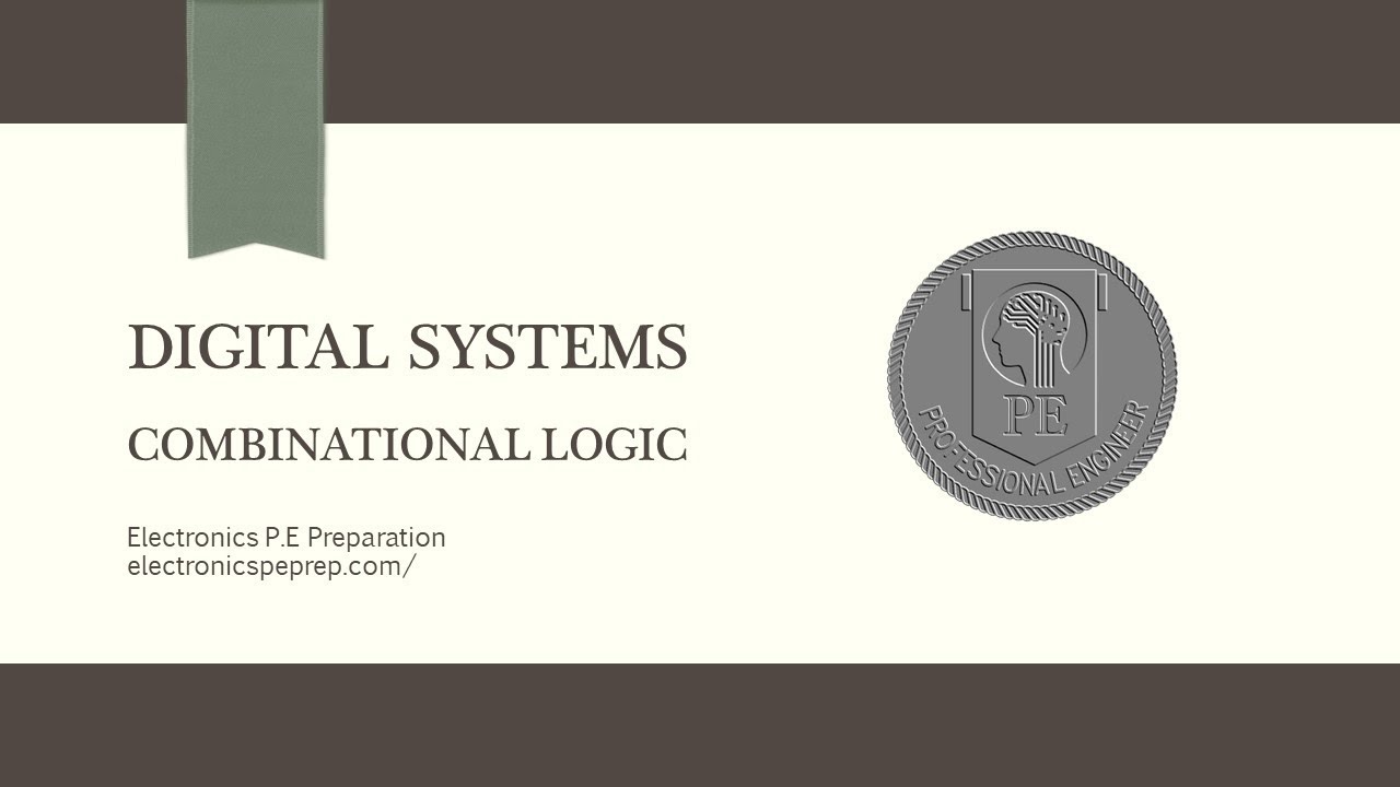 Electronics P E Prep Combinational Logic Youtube