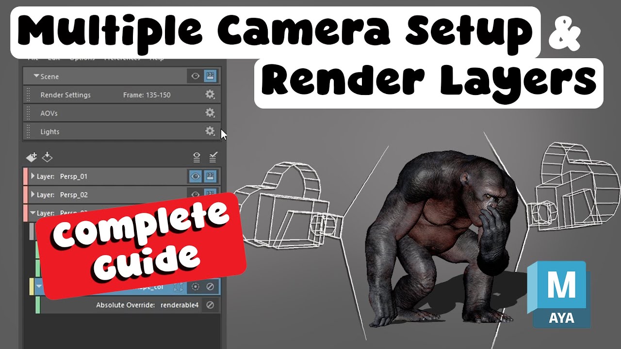 Maya S Best Multi Camera Setup Trick Youtube
