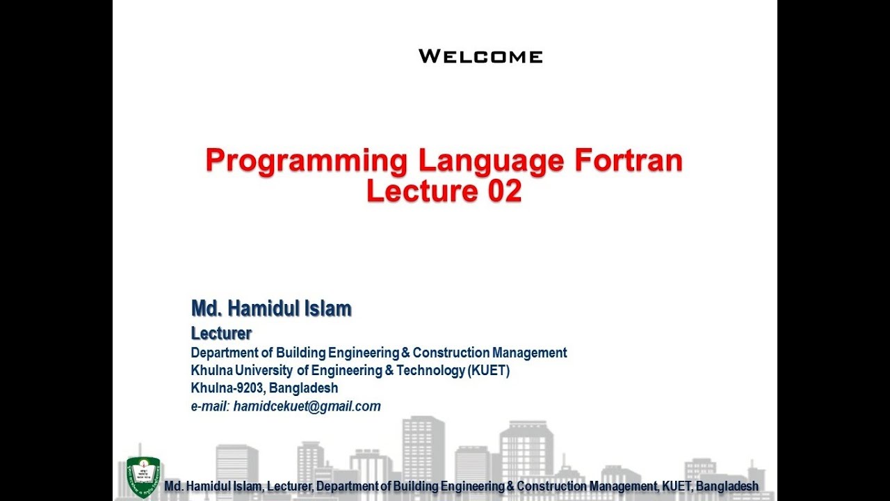 Programming Language Fortran By Life Coach Programming Tutorial Youtube