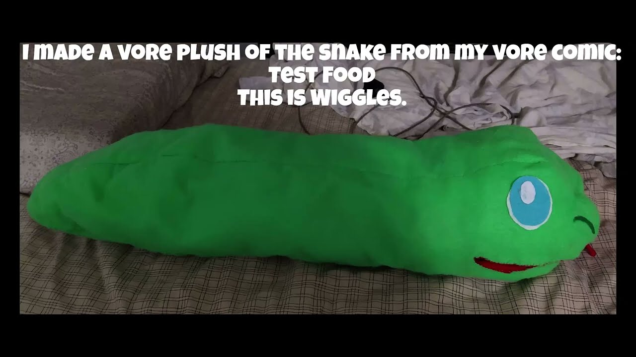 I Made A Vore Snake Plush Named Wiggles Youtube