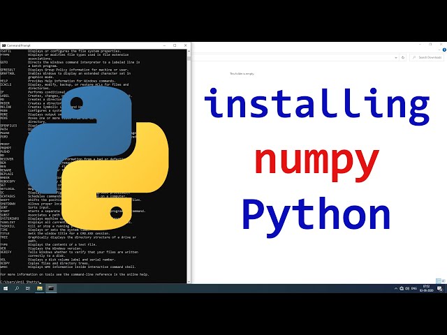 Install Numpy In Python Using Cmd Easiest Method 100