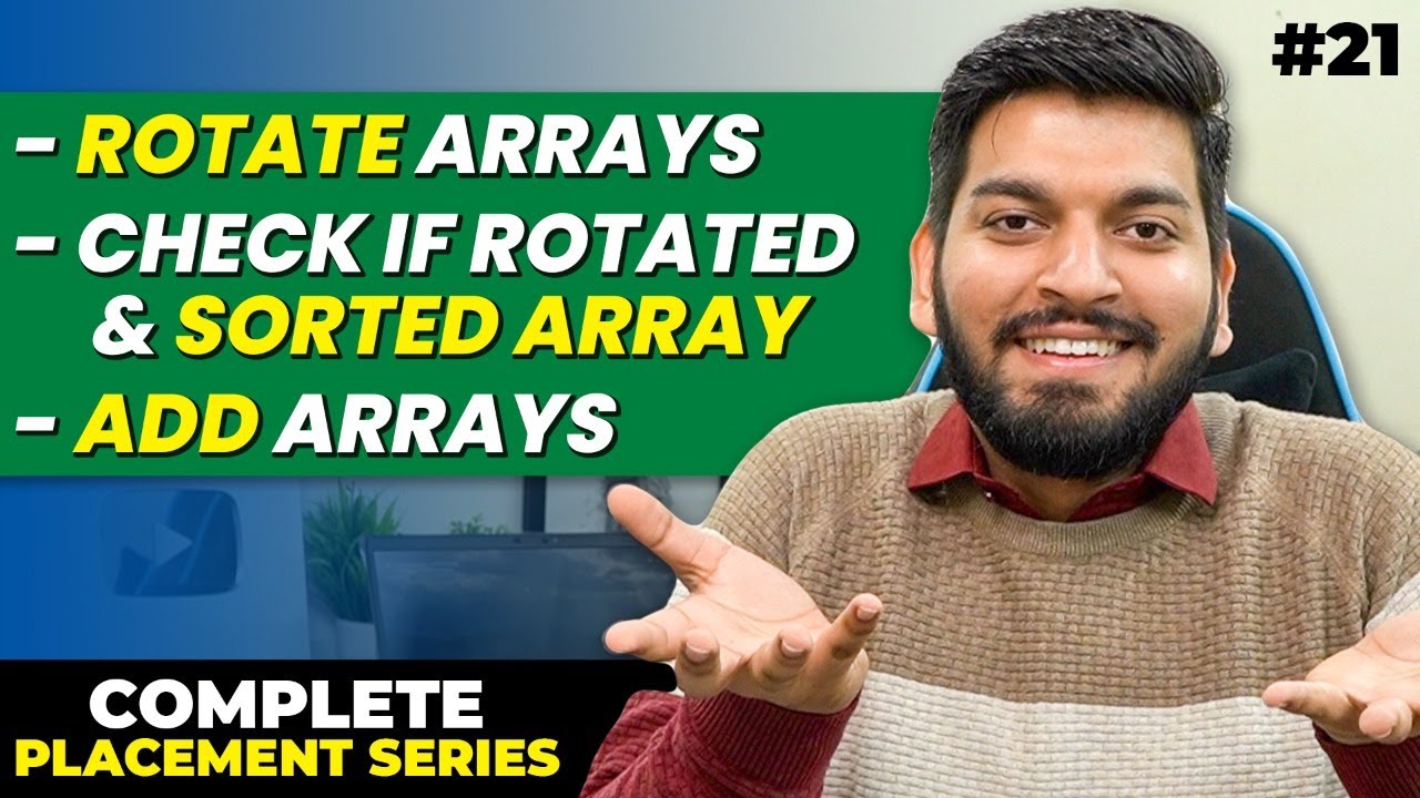 Lecture21 Solving Leetcode Codestudio Questions Arrays Youtube