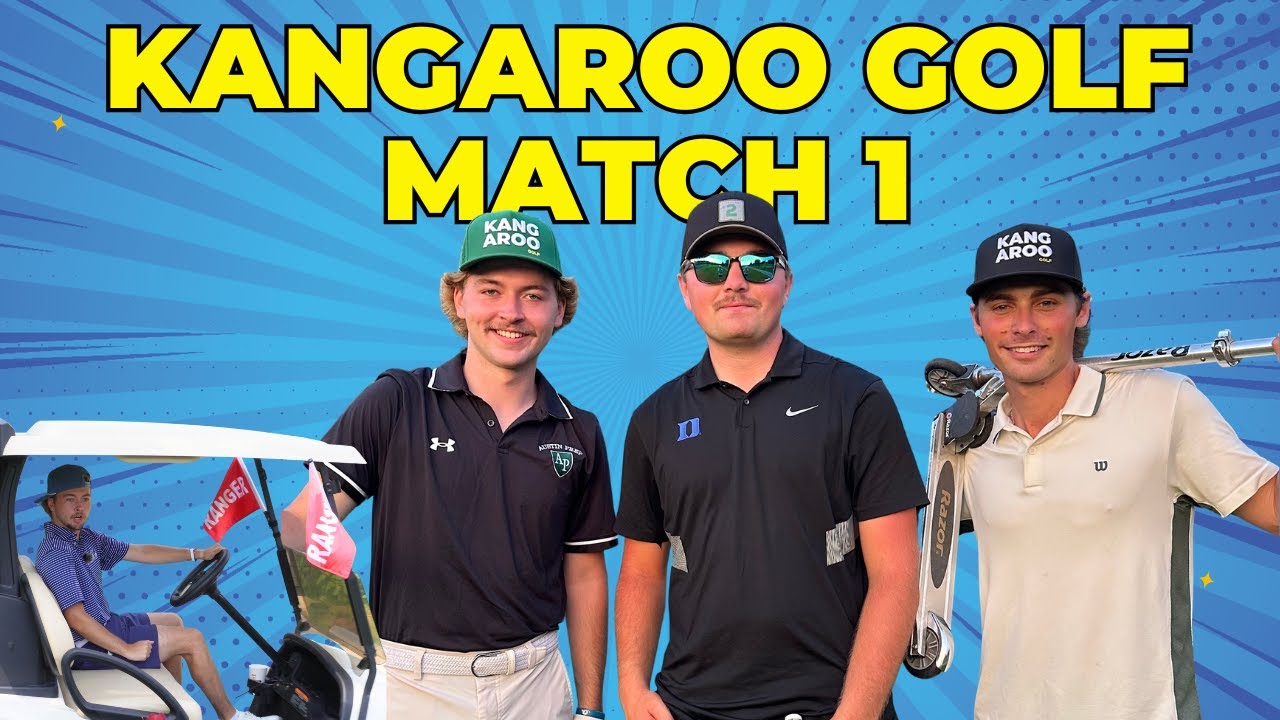 Kangaroo Golf First Ever Match Youtube