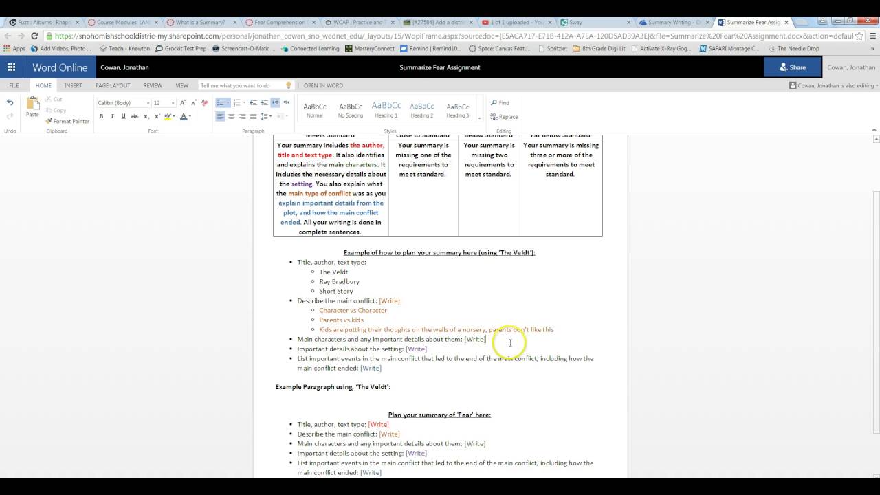 Prewrite Example Youtube