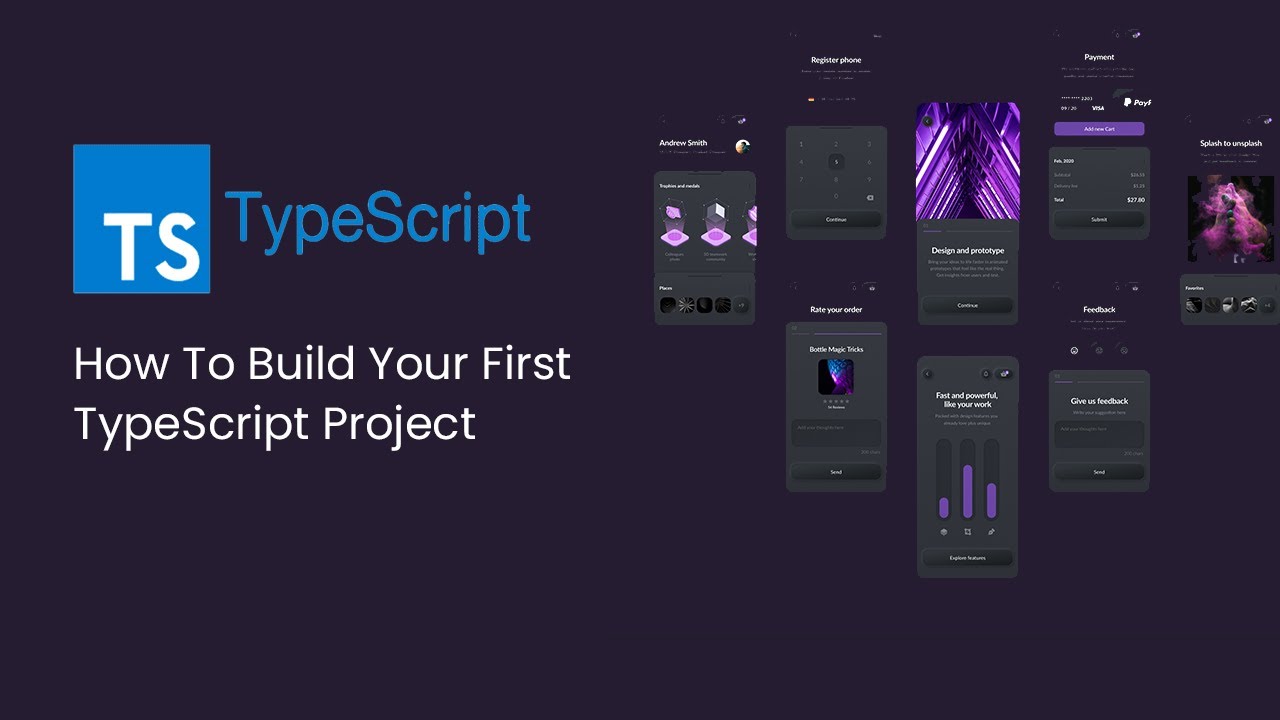 How To Build Your First Typescript Project Youtube