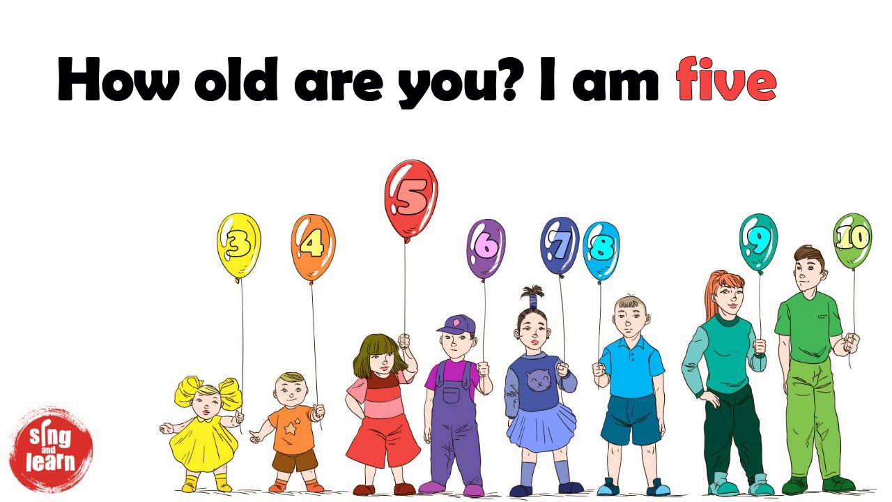 How Old Are You Song In English For Kids Youtube
