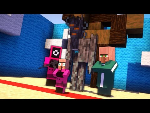 Minecraft Villager Squid Game Youtube