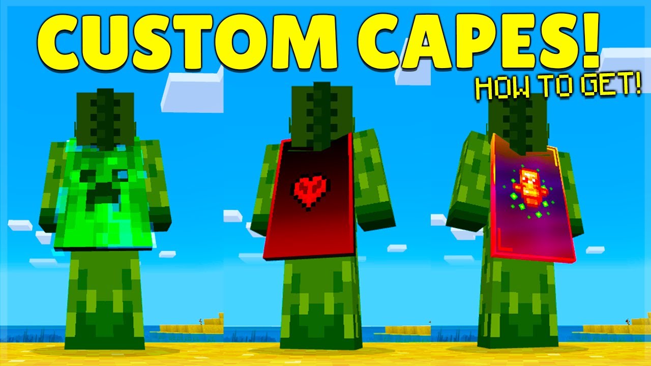 How To Get Custom Animated Capes In Minecraft Bedrock Edition Pe
