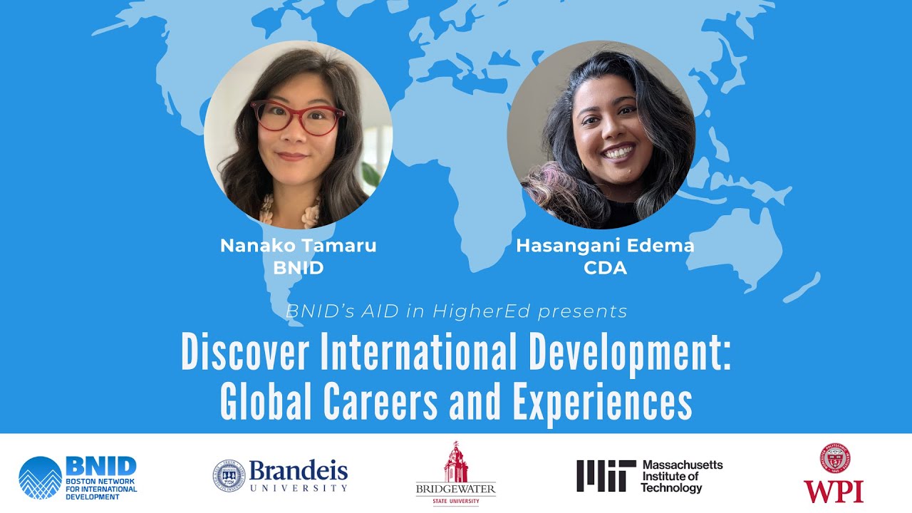 Discover International Development Global Careers And Experiences