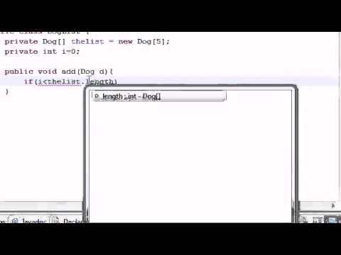 Java Programming Tutorial 59 Class To Hold Objects Youtube