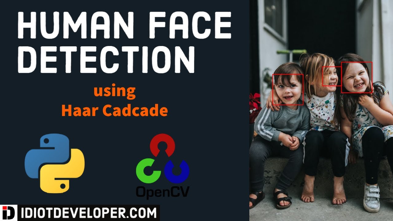 Human Face Detection Using Haar Cascade In Opencv Python Youtube