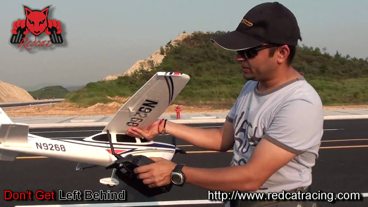 Redcat Racing Rc Cessna 182 Rc Airplane Maiden Flight Youtube