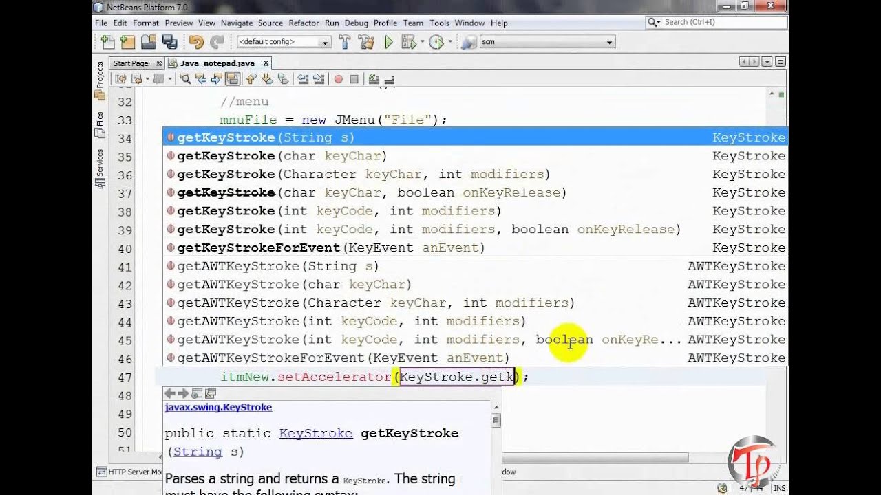 Java Notepad Project Part 3 Youtube