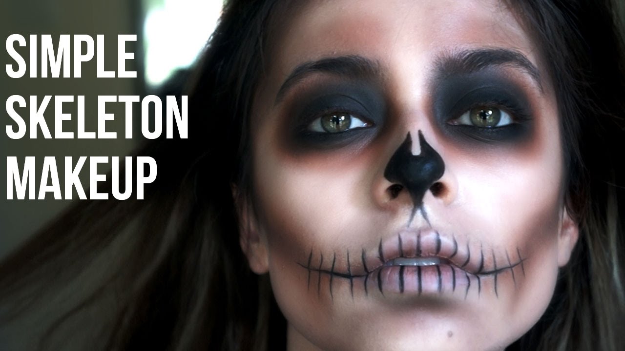 Easy Skeleton Makeup Woman 5 Simple Steps To Spook Tacular Halloween Look