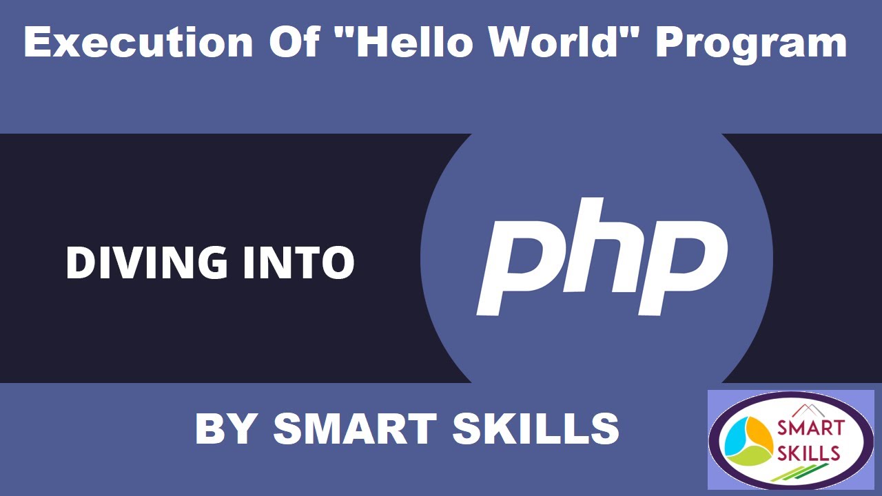 Php Starting With Hello World Program By Smart Skills Youtube