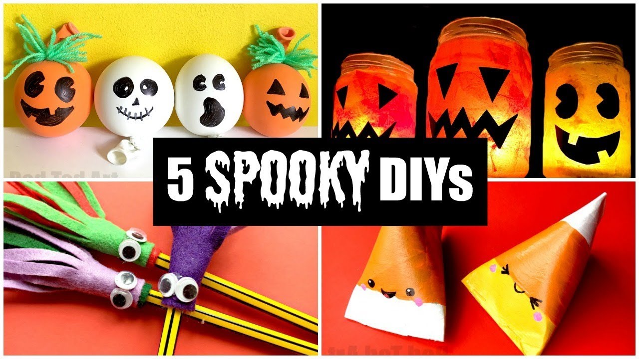 5 Best Spooky Halloween Diys For Kids Easy Halloween Crafts