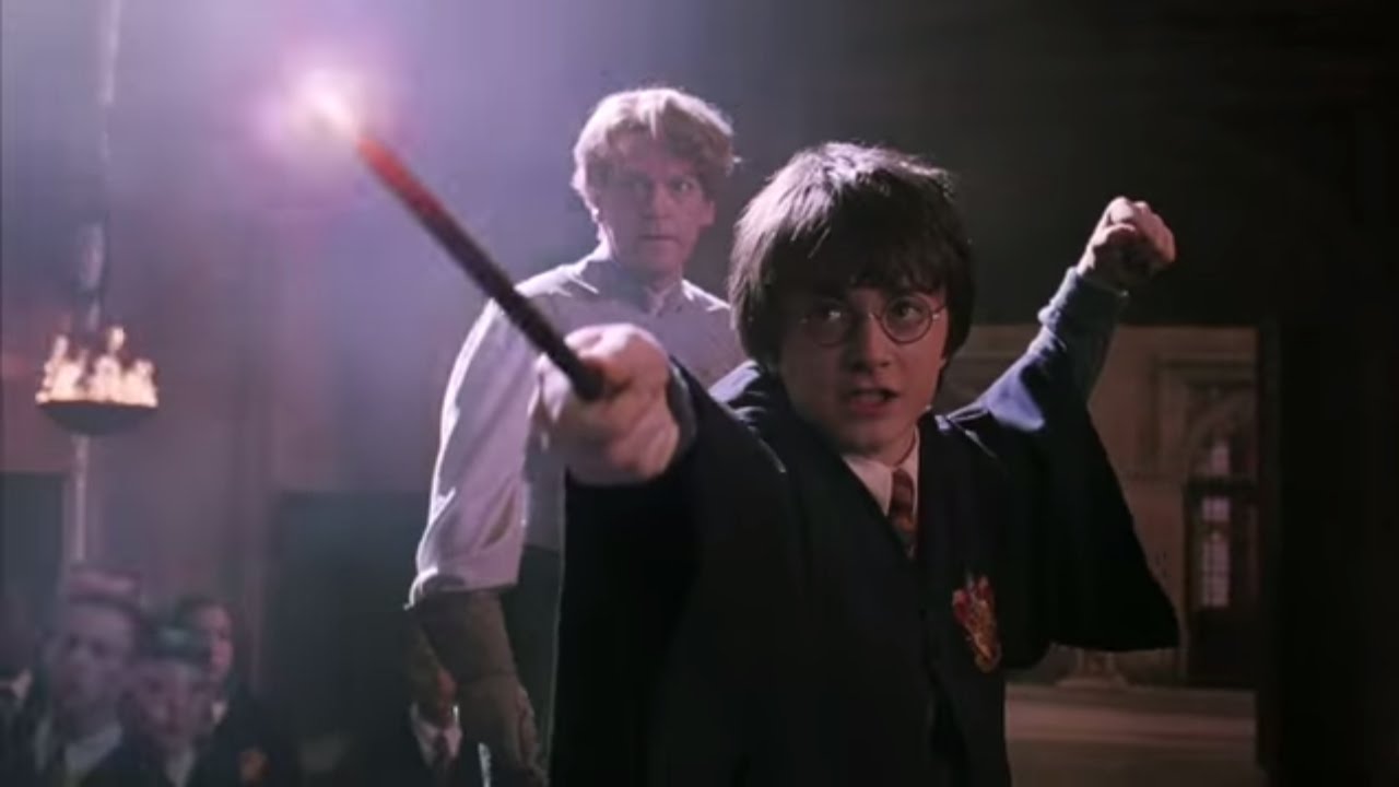 Harry And Malfoy Duel Harry Potter And The Chamber Of Secrets Youtube
