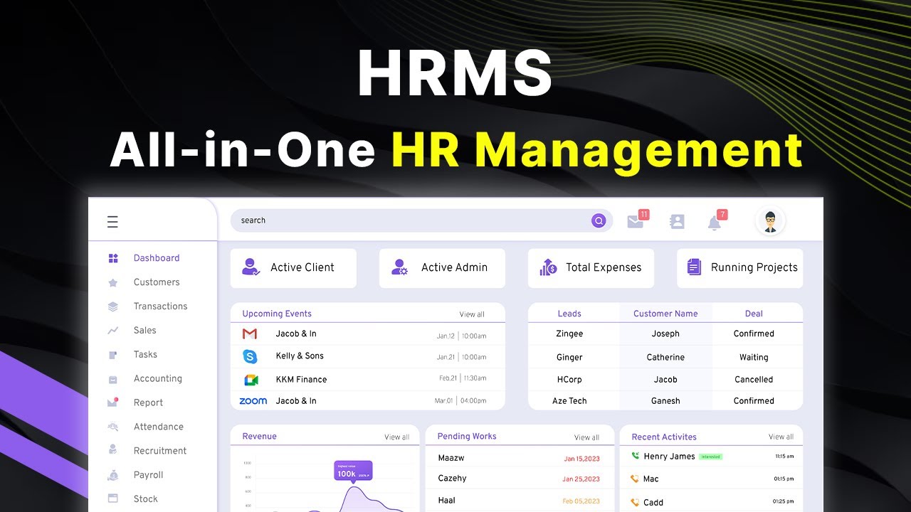 Comprehensive Hrms Features Demo Transform Your Hr Operations Youtube