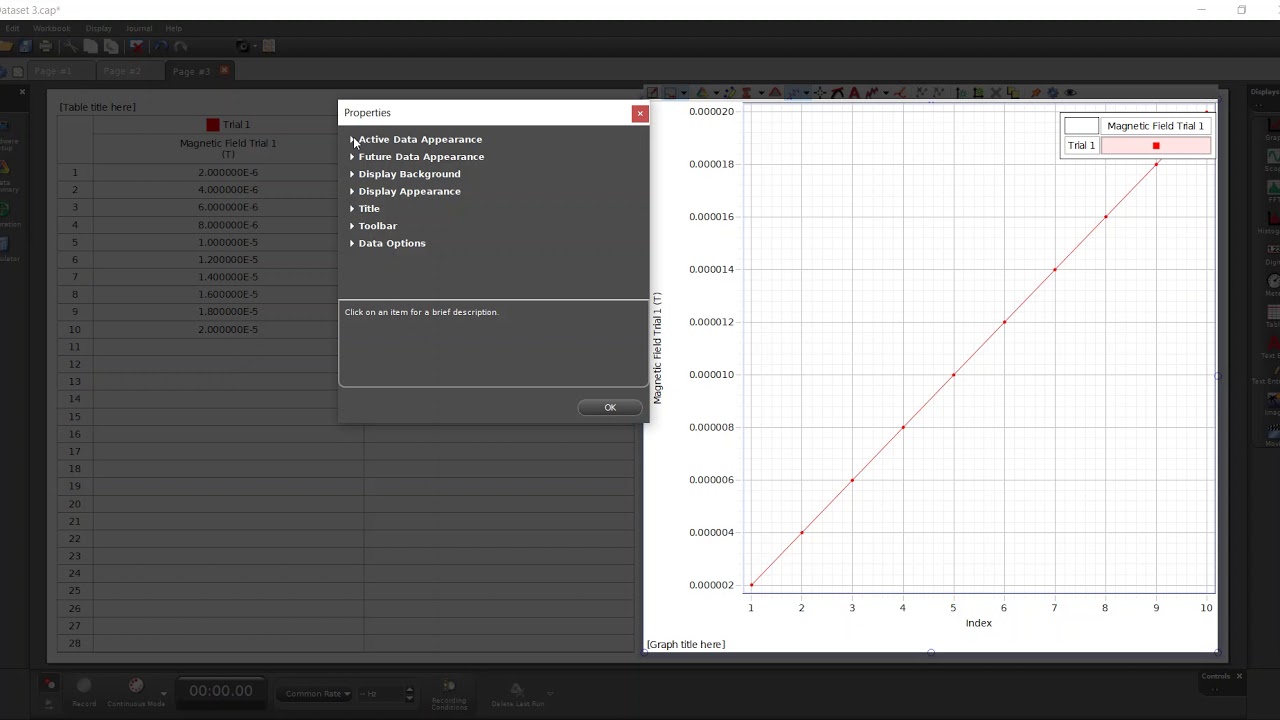 Creating Errors Bars In Capstone Youtube