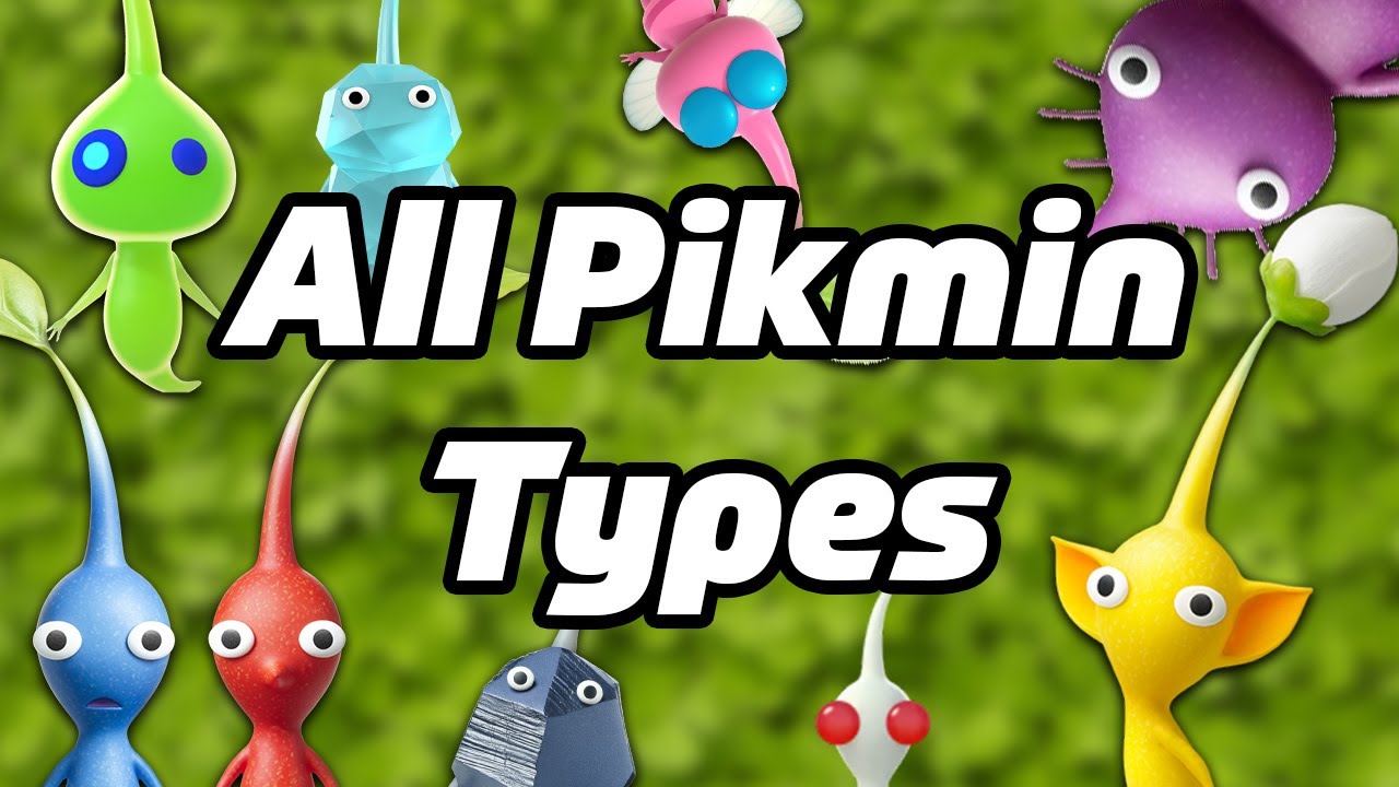 All Pikmin Types And Their Abilities Youtube