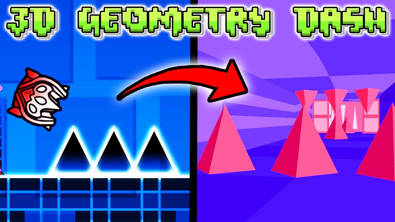 Geometry Dash Is In 3d Now And It S Insane Geometry Dash 2 2 Youtube