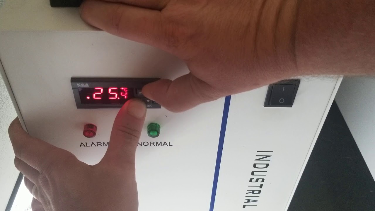 Selecting Intelligent Or Constant Mode On Cw 5000 Series Chillers Youtube