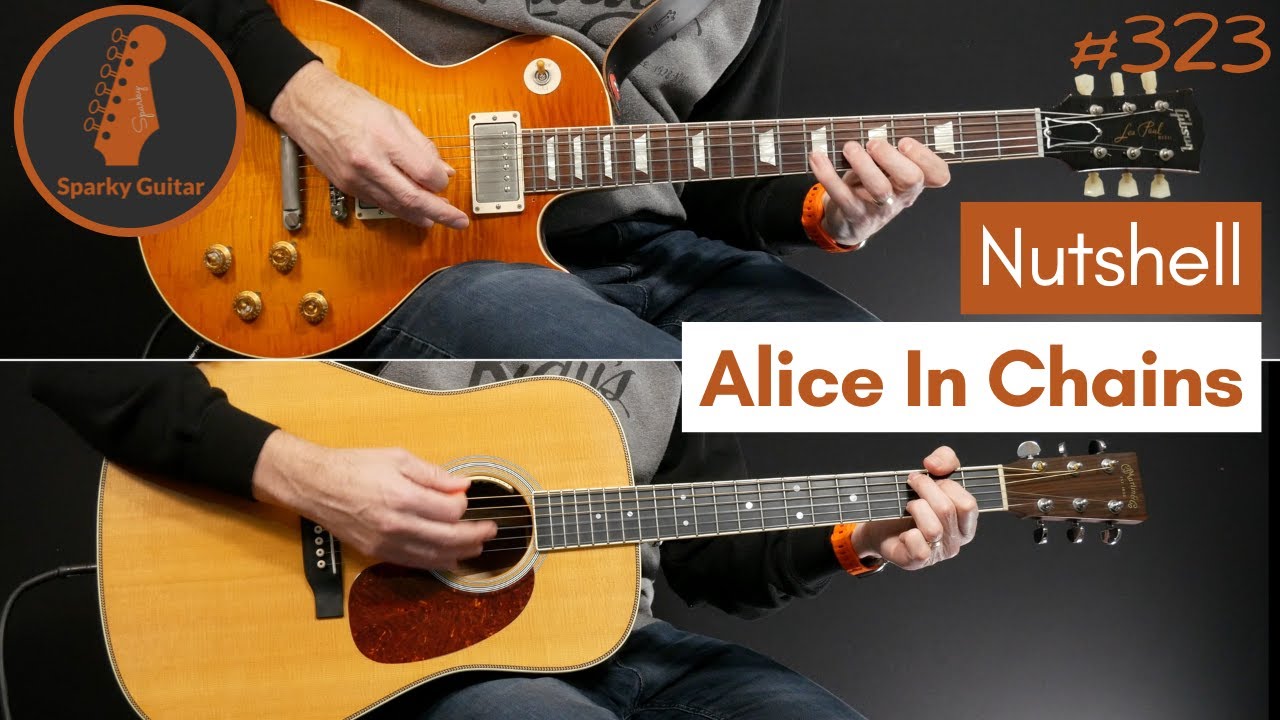 Nutshell Alice In Chains With Solo Guitar Cover 323 Youtube