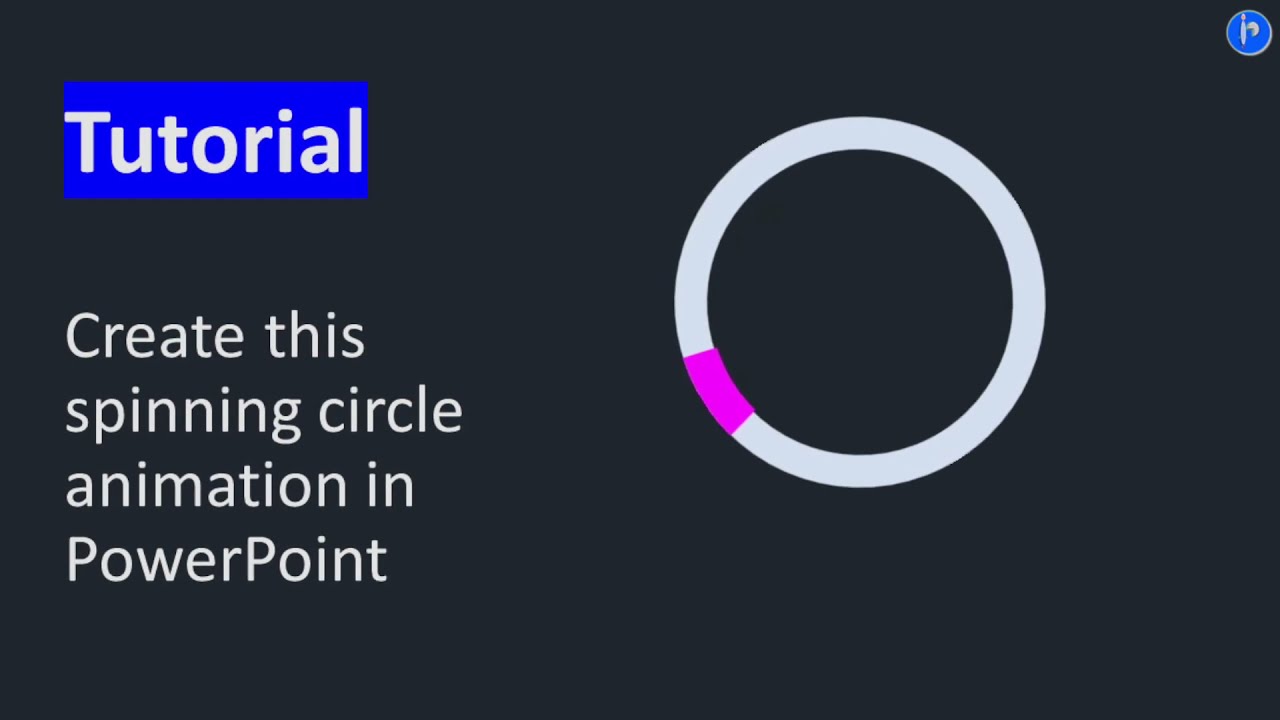 Create Multiple Colored Spinning Circles In Powerpoint Animation