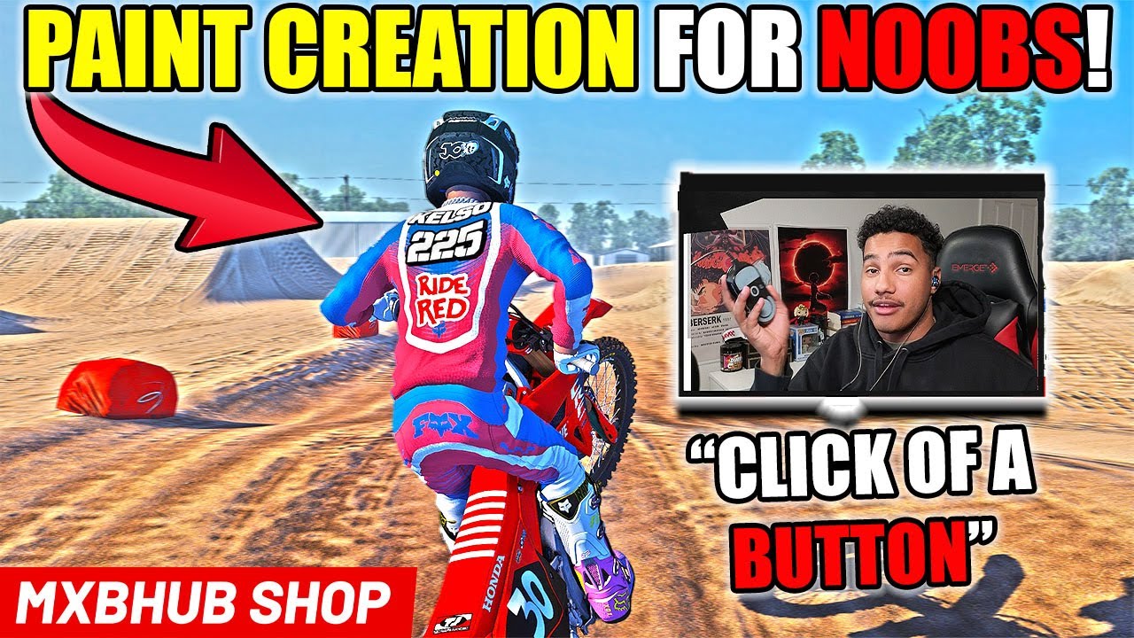 Mx Bikes Just Got A Paint Creator For Noobs Tutorial Youtube