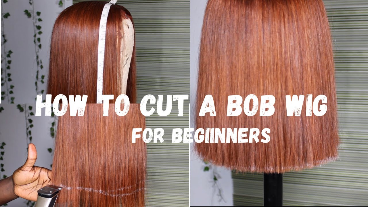 How To Cut A Bob Wig For Beginners Diy Bob Wig Part 2 Youtube