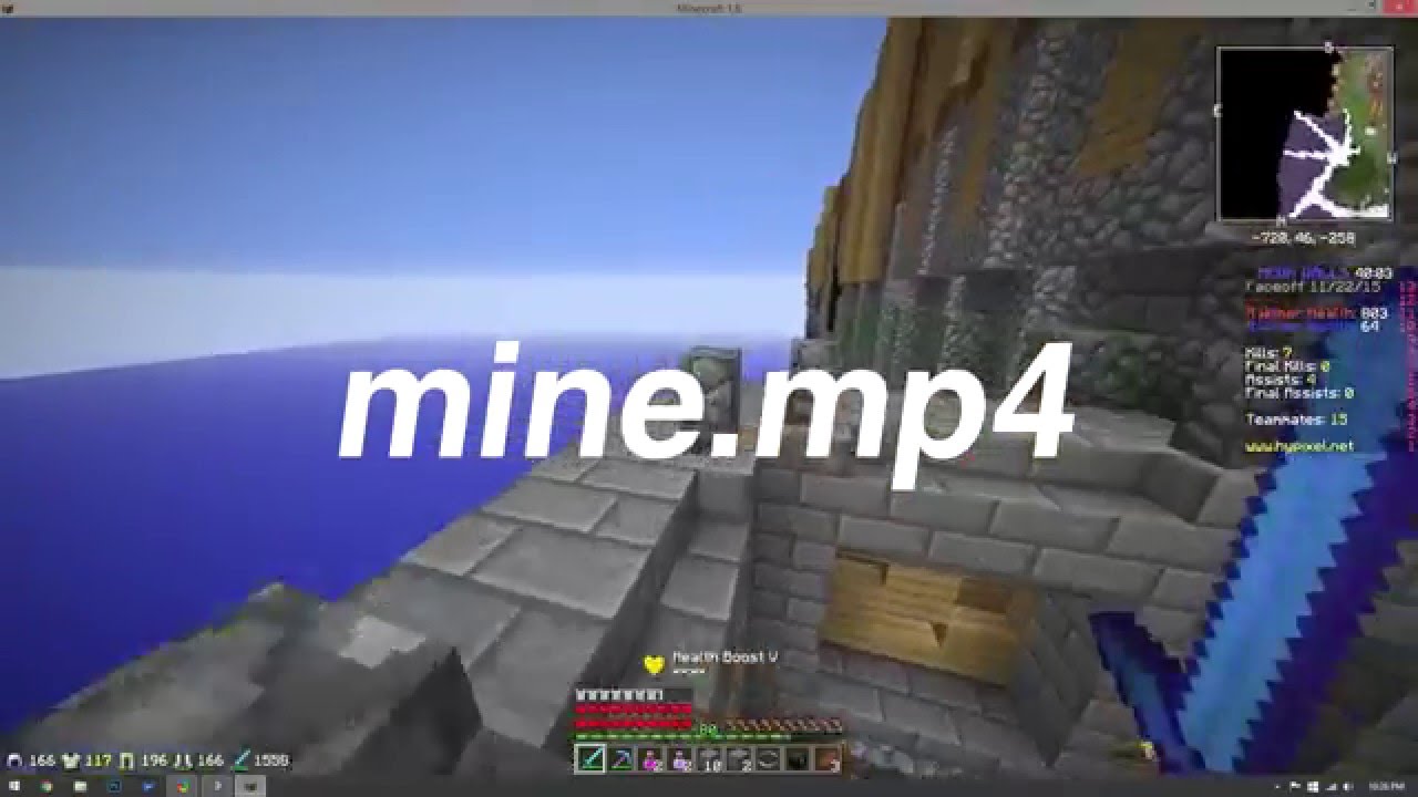 Minecraft Hypixel Mega Walls Mine Mp4 Youtube