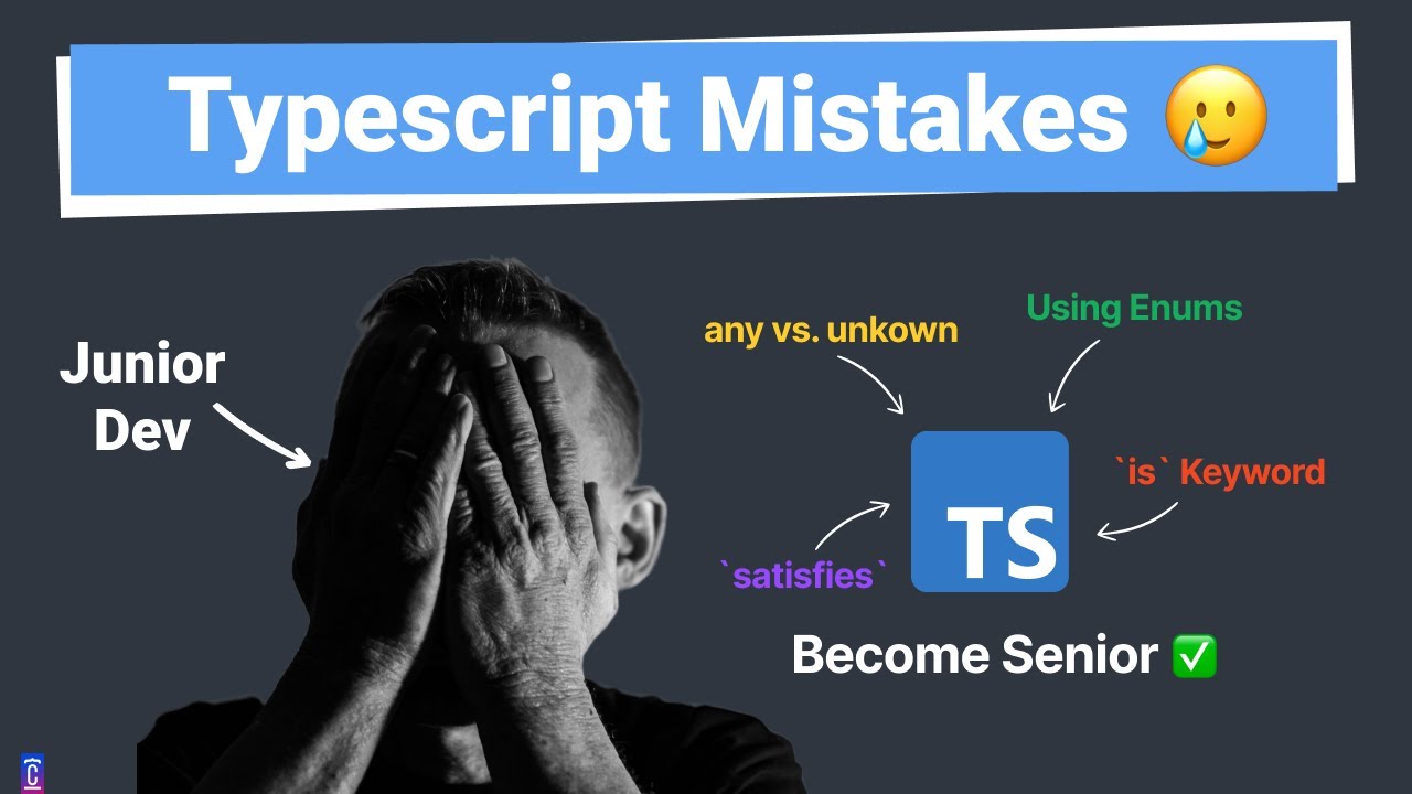 Typescript Mistakes Every Junior Developer Should Avoid Clean Code