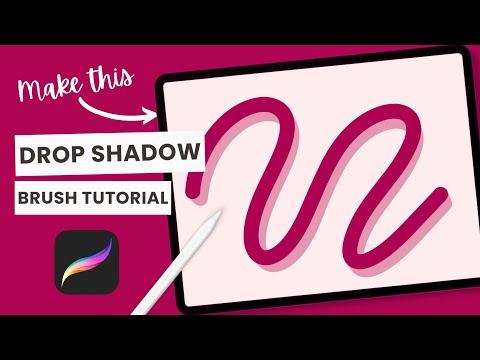Procreate Brush Tutorial Create A Drop Shadow Brush Youtube
