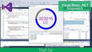 Visual Basic Net Tutorial 8 How To Create An Advanced Stopwatch W Laps